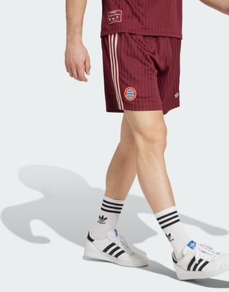 adidas Originals FC Bayern - Terrace Icons - Short - Rouge ombre