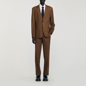 Sandro Veste de costume en laine