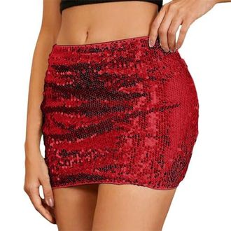 Generic Deguisement Carnaval Adulte Femme Deguisement Grande Taille Vintage Jupe Short Chic de Fete a Sequin Et Elegant Tenue de Fete Femme Carnaval Adulte Ju