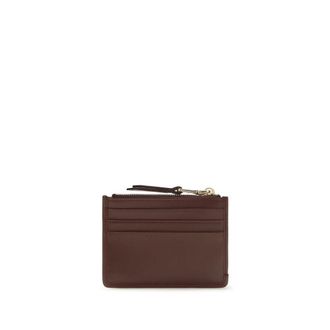 Miu Miu Matelass&eacute; Lamb Leather Wallet - Brown