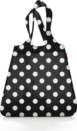 Reisenthel mini maxi shopper - faltbarer kompakter Rucksack -wasserabweisend, Couleur:dots white