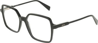 Liu Jo Femme, Accessoires, Noir, Taille: 53 MM Squared Optical Frame