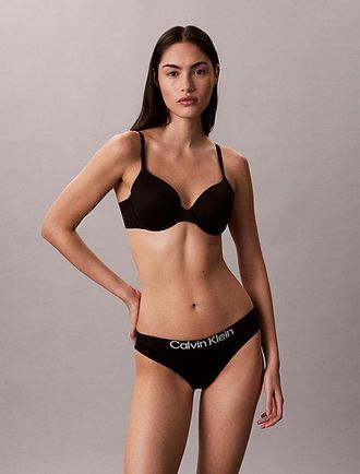 Calvin Klein Slips - Extra Soft Cotton Stretch - Black - Damen - XL