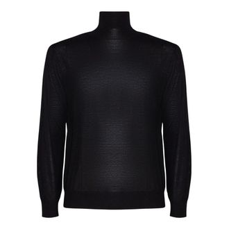 KANGRA Rollkragenpullover - - Knitwear - Herren - Schwarzk - 2XL