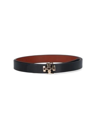Tory Burch Tory Burch G&uuml;rtel - Reversible Logo Belt Black - Gr. M - in Schwarz - f&uuml;r Damen