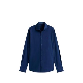 Tommy Hilfiger Chemise slim en coton m&eacute;lang&eacute;