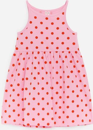 Arket Tr&auml;gerkleid Aus Jersey -Rosa