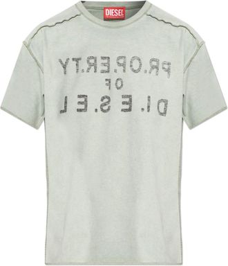 Diesel Femme, Tops, Bleu, Taille: 42 FR T-Ily T-shirt