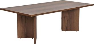 Hanah Home Table basse en bois Sabin - 60 x 119 x 40 cm - Noyer