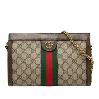 Gucci Sac bandouli&egrave;re Ophidia Pre-owned - Femme - Pre-owned - Beige - Taille: ONE Size