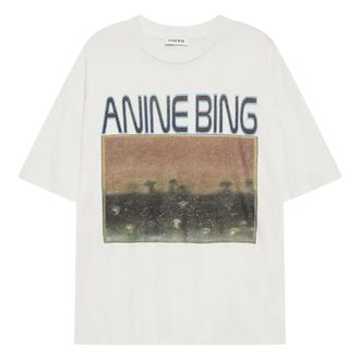 Anine Bing T-shirt Cade Mushrooms Coton Bio Anine Bing