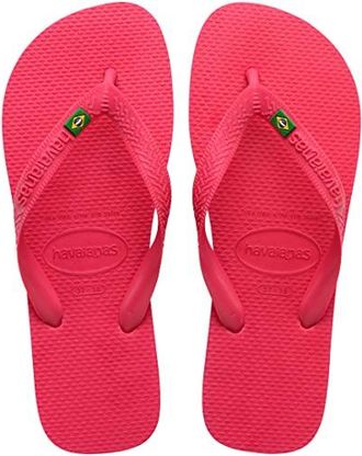 Havaianas Brasil, Tongs Classiques, Confortables et Durables, Hommage à la Coupe du Monde 1998, Lanières avec le Drapeau du Brésil, Semelle Antidérapante aux Co