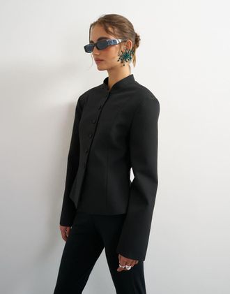 Topshop ensemble veste drummer noire