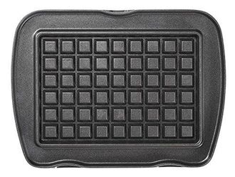 Lagrange Jeu de plaques Gaufres Liégoises, compatible avec tous les gaufriers Premium, Plaques en fonte daluminium, Revêtement antiadhésif double couche, 01072