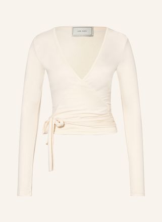 Neo Noir Neo Noir Wickelbluse Nia weiss