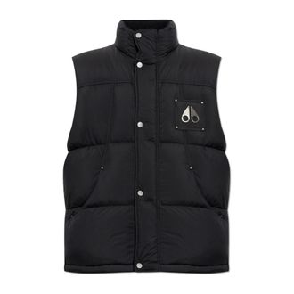 Moose Knuckles Daunenweste mit Logo-Applikation - - Jackets - Herren - Schwarzk - L