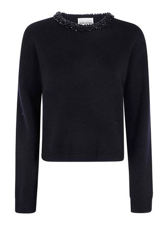 Semicouture Pull Col Rond - Noir