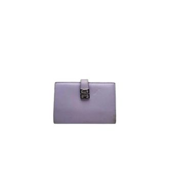 Givenchy Portefeuille en cuir Pre-owned - Femme - Pre-owned - Violet - Taille: ONE Size
