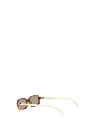 Valentino Garavani VG0047S Rectangular Acetate Sunglasses - Brown