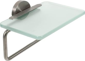 Cabilock 1 Stück Rolle Glasrollenhalter Handy Toilettenpapierhalter Für Badezimmerpapierhandtücher Schlafzimmer Papierständer Toilettenwandregale Taschentuch H