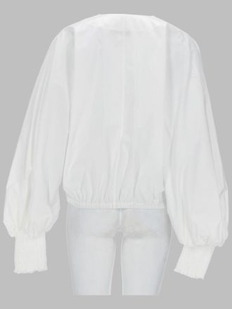 Balmain Batwing Sleeve Shirt - White