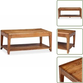 vidaXL The Living Store Couchtisch Massivholz 88x50x38 cm - Massivholz Couchtisch