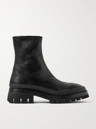 Khaite Fallon Chelsea Boots Aus Leder - Schwarz