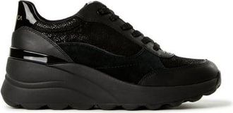 Geox Baskets compens&eacute;es en cuir Spherica