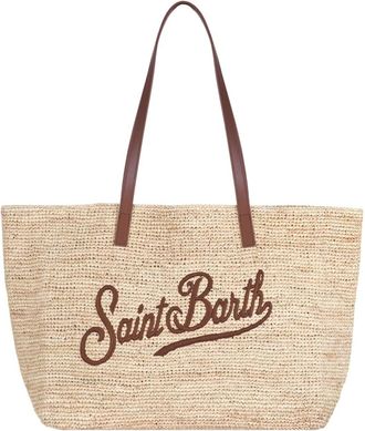MC2 Saint Barth Femme, Sacs, Beige, Taille: ONE Size Borsa a spalla City in raffia