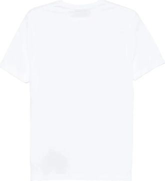 Zanone Homme, Tops, Blanc, Taille: M T-shirt col rond en coton glac&eacute;