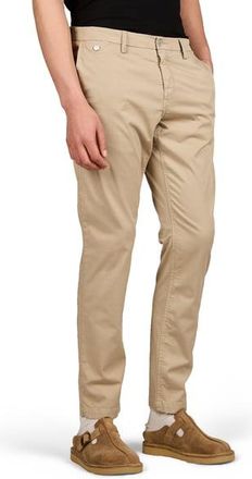 Replay Pantalon uni en coton m&eacute;lang&eacute;