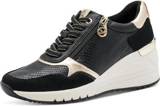 Marco Tozzi Femme by Guido Maria Kretschmer Sneaker 2-83703-45 Basket, Black Gold, 38 EU
