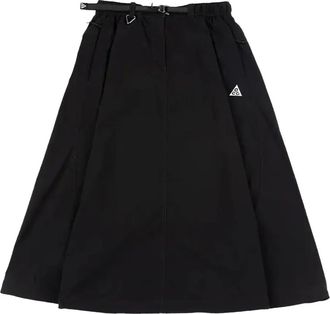 Nike jupe mi-longue Smith Summit à design plissé - Noir