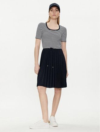 Tommy Hilfiger Sommerkleid WW0WW42467 Dunkelblau Regular Fit