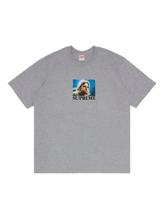 SUPREME t-shirt Kurt Cobain imprimé - Gris