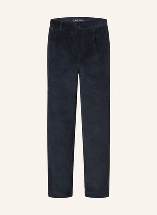 Fred Perry Cordhose Tapered Fit blau