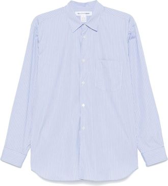 Comme Des Gar&ccedil;ons Gestreiftes Hemd - Blau