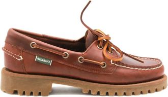 Sebago Ranger Waxy Leather Mocassin - Gr. US_6_5 - in Braun