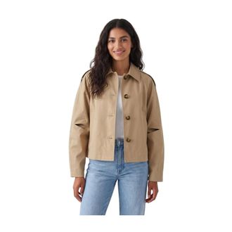 Emma & Gaia Damen, Jacken, Beige, 2XLGr&ouml;&szlig;e