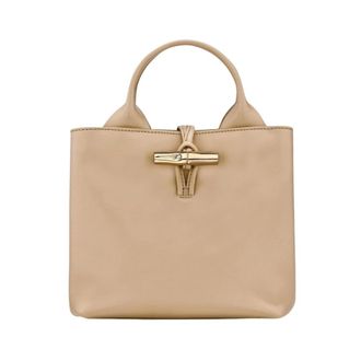 Longchamp Sac &agrave; main Le Roseau S - Femme - Sacs - Beige - Taille: ONE Size