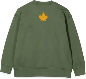 Dsquared2 One Life One Planet Cotton Sweatshirt - Green