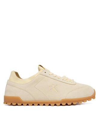 Calvin Klein Sneakers Low Profile Run Mg Sue Db Laces HW0HW03150 Gelb