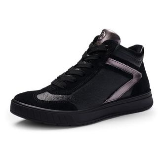 Ara Femme Rom 2.0 Basket, Noir Graphite, 41 EU