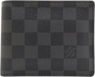 Louis Vuitton Portefeuille Pre-owned Damier Graphite (bi-pli) - Homme - Pre-owned - Gris - Taille: ONE Size