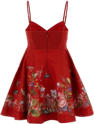 Zimmermann Patience Mini Dress - Red