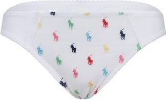 Polo Ralph Lauren Culotte transparente &agrave; logos brod&eacute;s