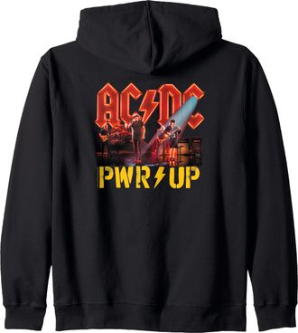 AC/DC Offizielles AC/DC PWRUP Stage Lights Rock Musik Band Kapuzenjacke