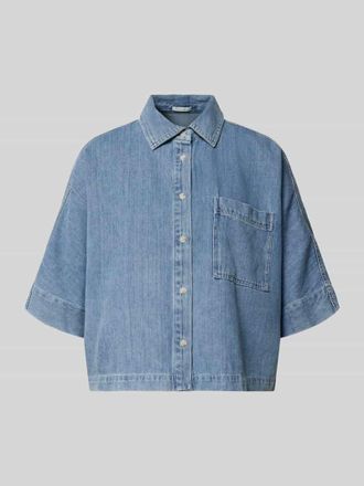 OPUS Relaxed Fit Jeansbluse mit Brusttasche Modell Fyndra