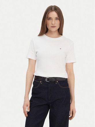 Tommy Hilfiger T-Shirt New Cody WW0WW40587 Creme Slim Fit