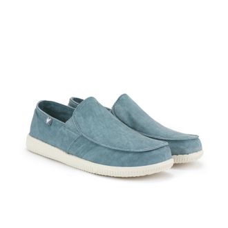 Walk In Pitas | WP150 Slip ON Washed | Herren Mokassins | Flache Slipper f&uuml;r M&auml;nner | Slip on Loafer | Sneakers | Schlupfschuhe | Freizeitschuhe | Walkinpitas Schuh
